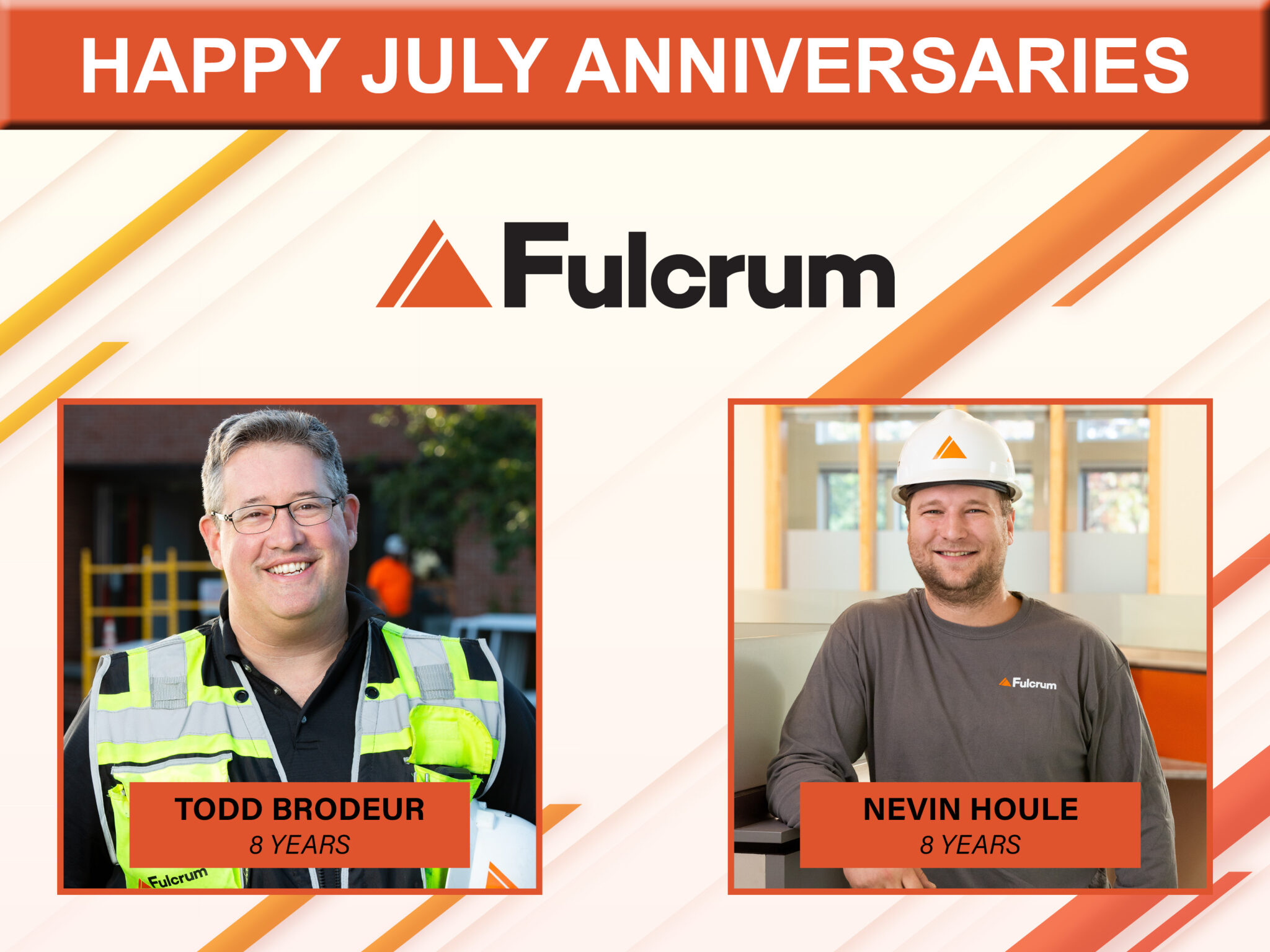 Celebrating July Work Anniversaries – Fulcrum Associates